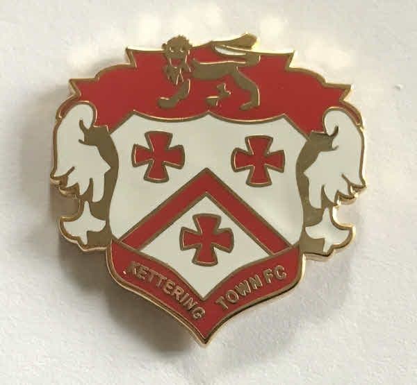 Kettering Town Football Club Enamel Pin Badge 01