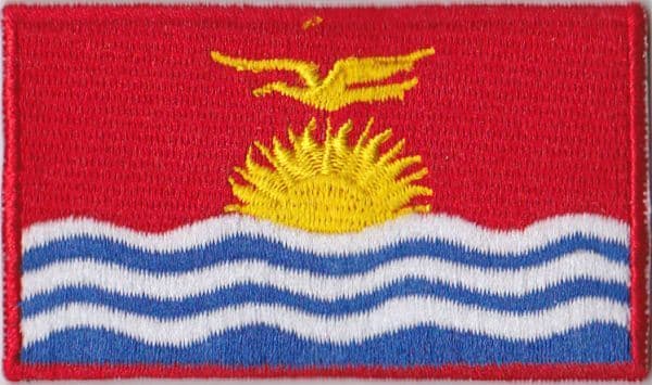 Kiribati Embroidered Flag Patch style 04