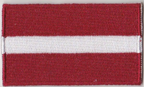 Latvia Embroidered Flag Patch style 04