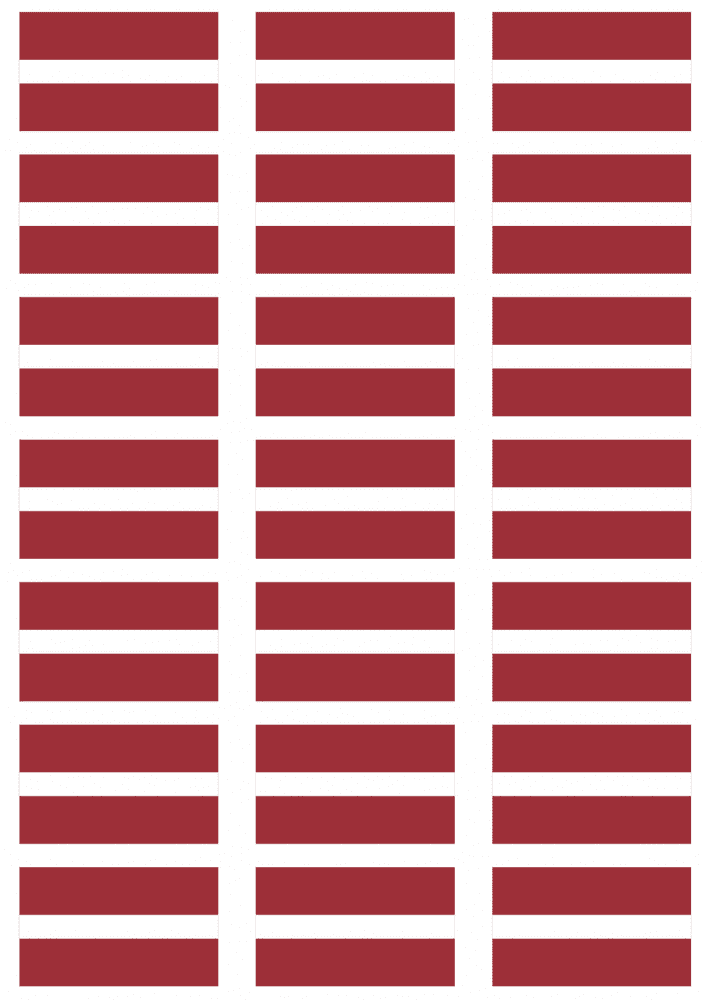 Latvia Flag Stickers - 21 per sheet