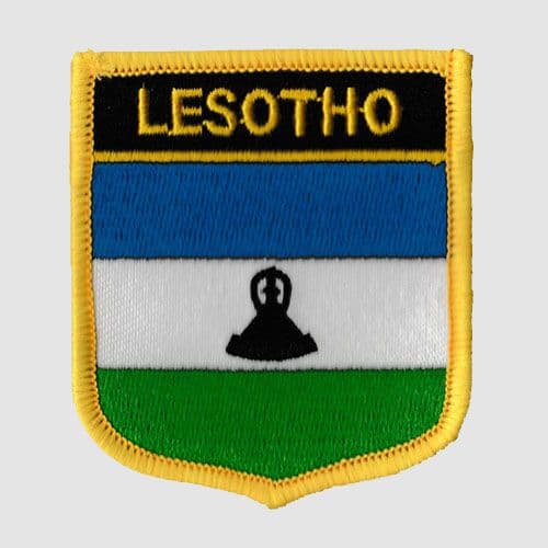 Lesotho Embroidered Flag Patch style 07