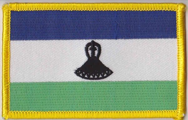 Lesotho Embroidered Flag Patch style 08