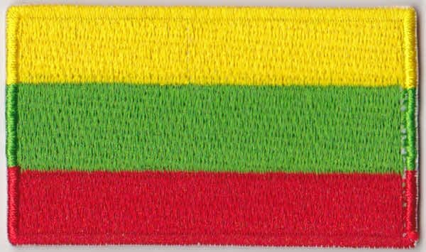 Lithuania Embroidered Flag Patch style 04