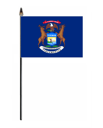Michigan Hand Flag - Small.