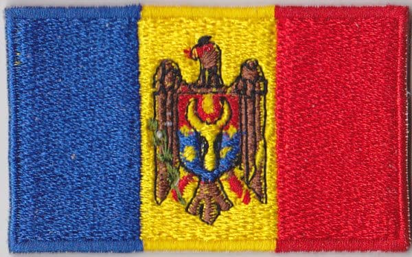 Moldova Embroidered Flag Patch style 04