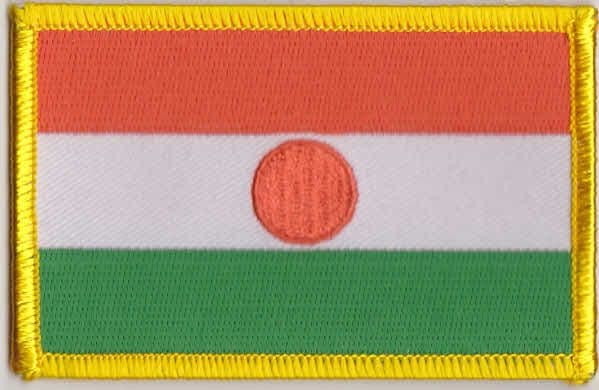 Niger Embroidered Flag Patch style 08