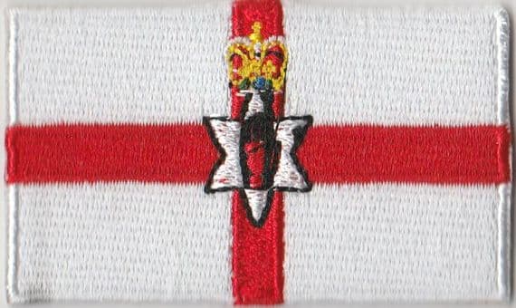 Northern Ireland Embroidered Flag Patch style 04