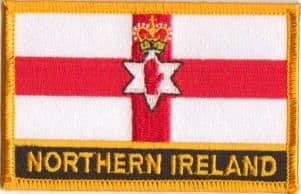 Northern Ireland Embroidered Flag Patch, style 09