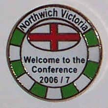 Northwich Victoria Football Club Enamel Pin Badge 01