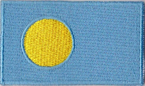 Palau Embroidered Flag Patch style 04