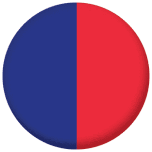 Paris City Flag 25mm Pin Button Badge