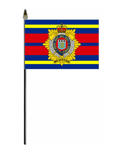 Royal Logistic Corps Hand Flag - Small.