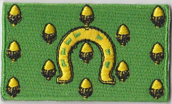 Rutland Embroidered Flag Patch style 04