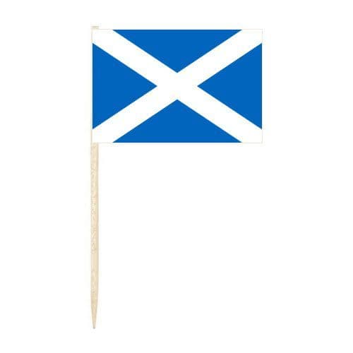 Scotland Country Flag Cocktail Sticks pack of 10