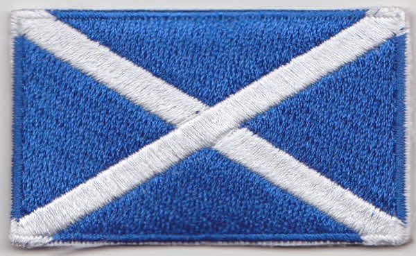 Scotland Embroidered Flag Patch style 04