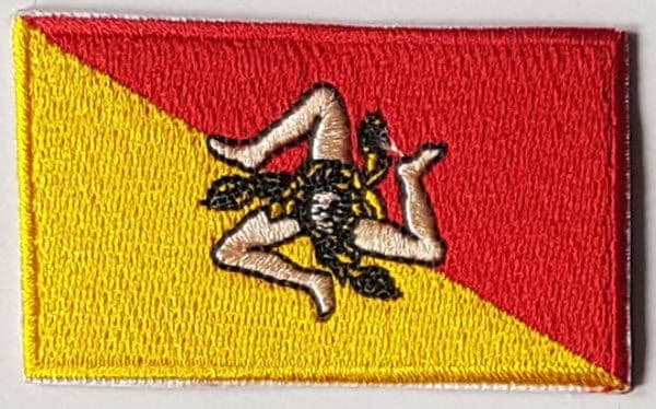 Sicily Embroidered Flag Patch style 04