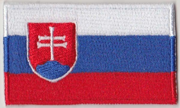 Slovakia Embroidered Flag Patch style 04