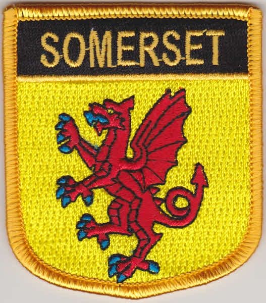 Somerset Embroidered Flag Patch style 07