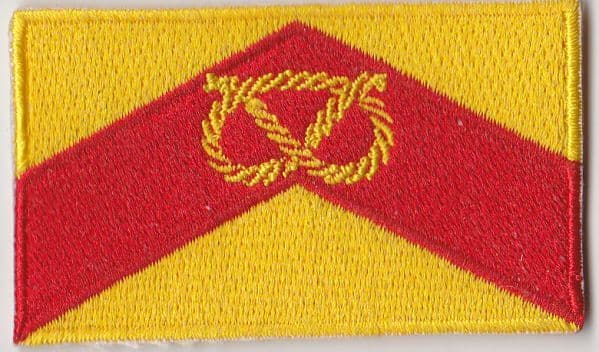 Staffordshire Embroidered Flag Patch style 04
