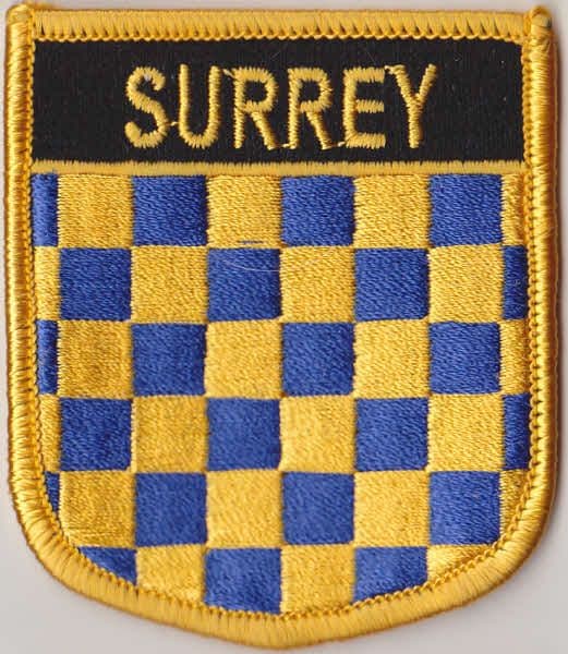 Surrey Embroidered Flag Patch style 07