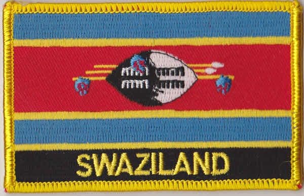 Swaziland Embroidered Flag Patch style 09