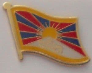 Tibet Country Flag Enamel Pin Badge