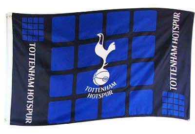 Tottenham Hotspur Football Club Large Flag style 2 - 5' x 3'.