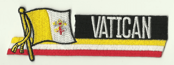 Vatican City Embroidered Flag Patch style 01