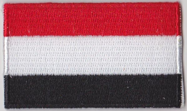 Yemen Embroidered Flag Patch style 04