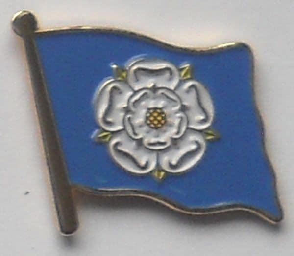Yorkshire County Flag Enamel Pin Badge
