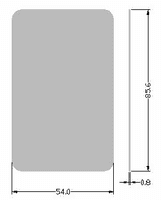 ISO Card PVC Blank ICode SLi NXP