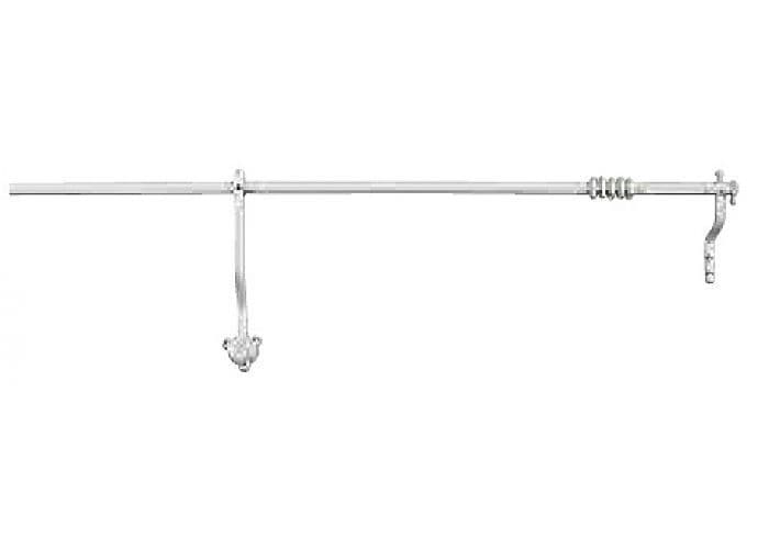 CURTAIN DOOR SWINGING METAL POLE RODS WITH RINGS 38 99COLD BLOCKER