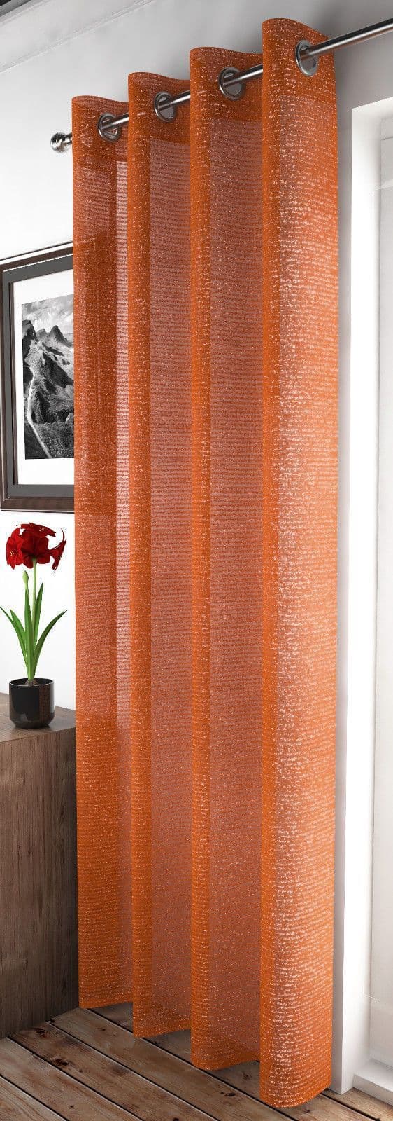 luxury textured voileGLITTERY SPARKLES EYELET CURTAIN PANEL 3 GORGEOUS ...