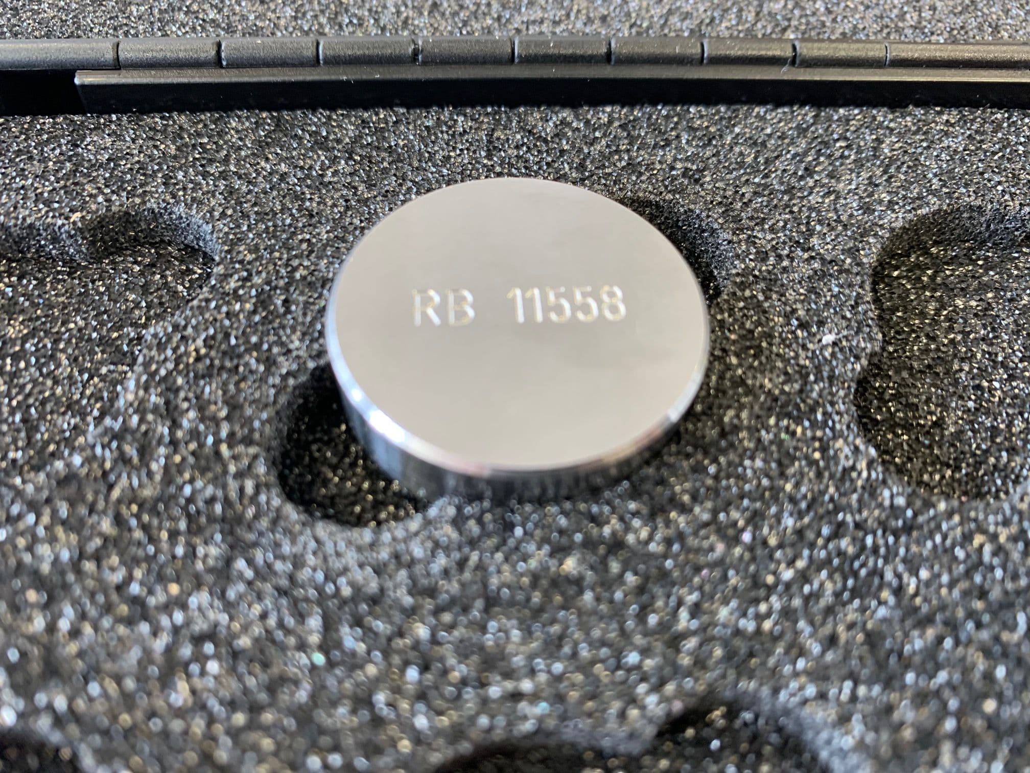 BAREISS IRHD MICRO hardness range Test Blocks - 1 set of 5 Reference Plates