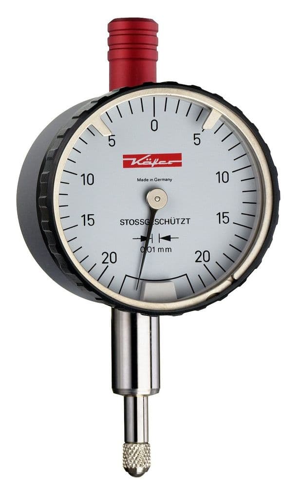 KAFER Dial Gauge SI-45 - Shockproof - Reading 0 01 mm - Range 0 4 mm