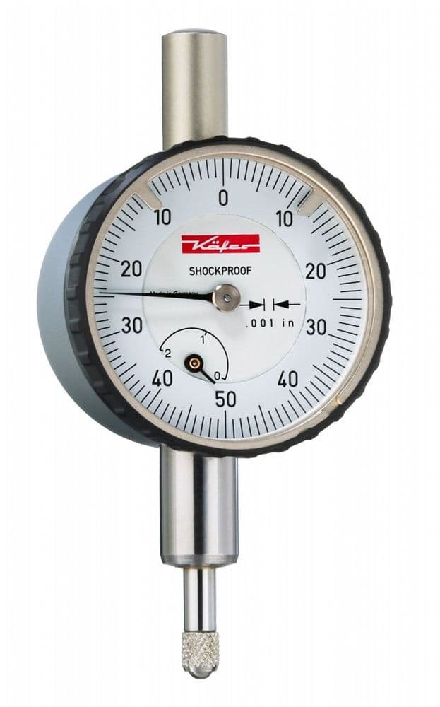KAFER Small INCH Dial Gauge KZ 4/5 Sb - Reading 001" - Shockproof