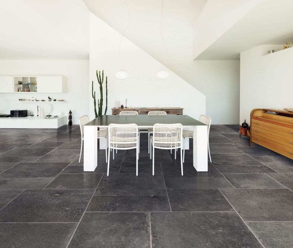 Sinai Pearl Dark Grey Tumbled Limestone tiles 600 mm x 400 mm x 12 mm ...