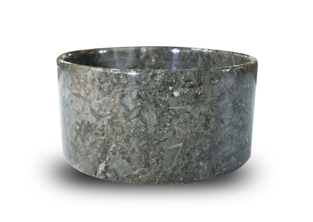 Ulysse Grey Natural Stone Marble wash basin 30cm