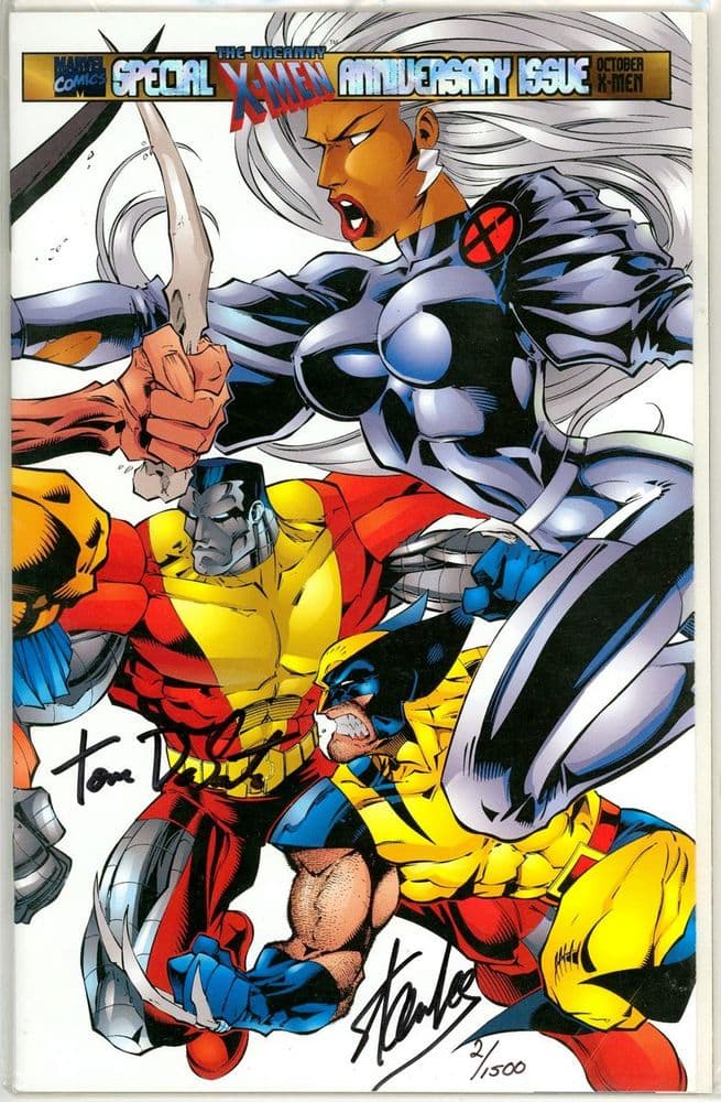 Uncanny X-Men 325 Dynamic Forces Signed Stan Lee & Tom DeSanto DF COA 2 ...