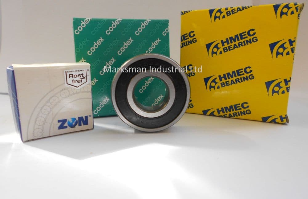 1628 2RS SEALED IMPERIAL BALL BEARING 5/8x1 5/8x1/2 inch
