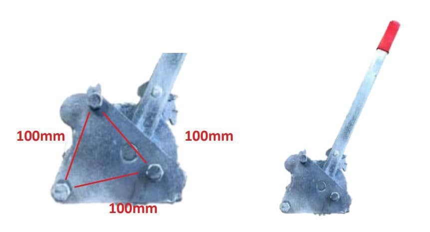 Ratchet HandBrake Zinc Plated
