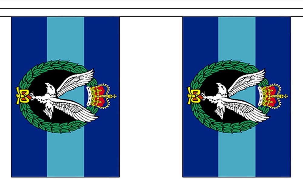 ARMY AIR CORPS BUNTING - 3 METRES 10 FLAGS