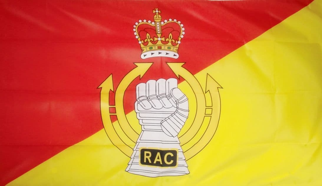 BRITISH ROYAL ARMOURED CORPS - 5 X 3 FLAG