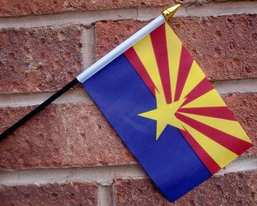 HAND WAVING FLAG SMALL - Arizona