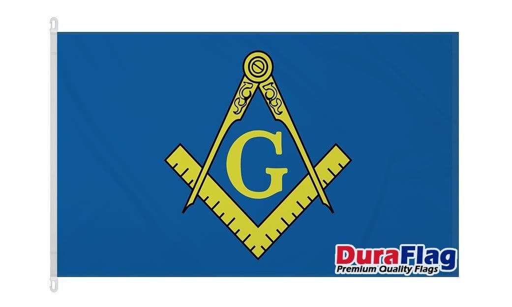 MASONIC FLAG DURAFLAG WITH CLIPS 150cm x 90cm