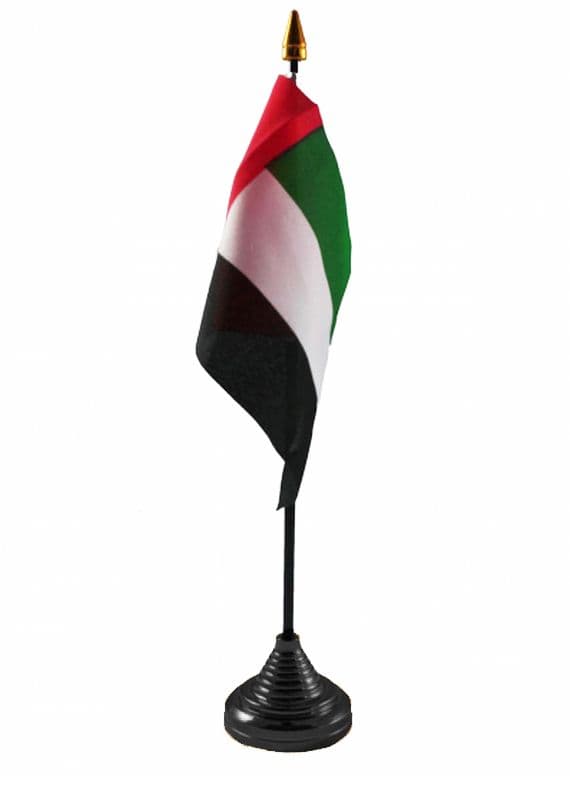 UNITED ARAB EMIRATES - Table Flag