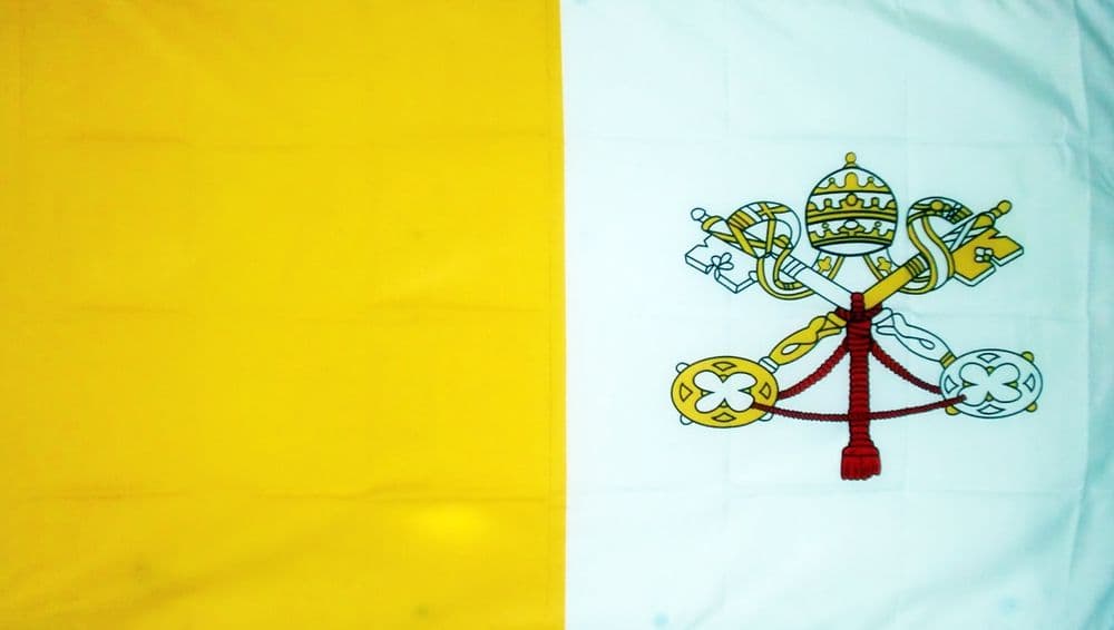 VATICAN CITY ROMAN CATHOLIC - 3 X 2 FLAG