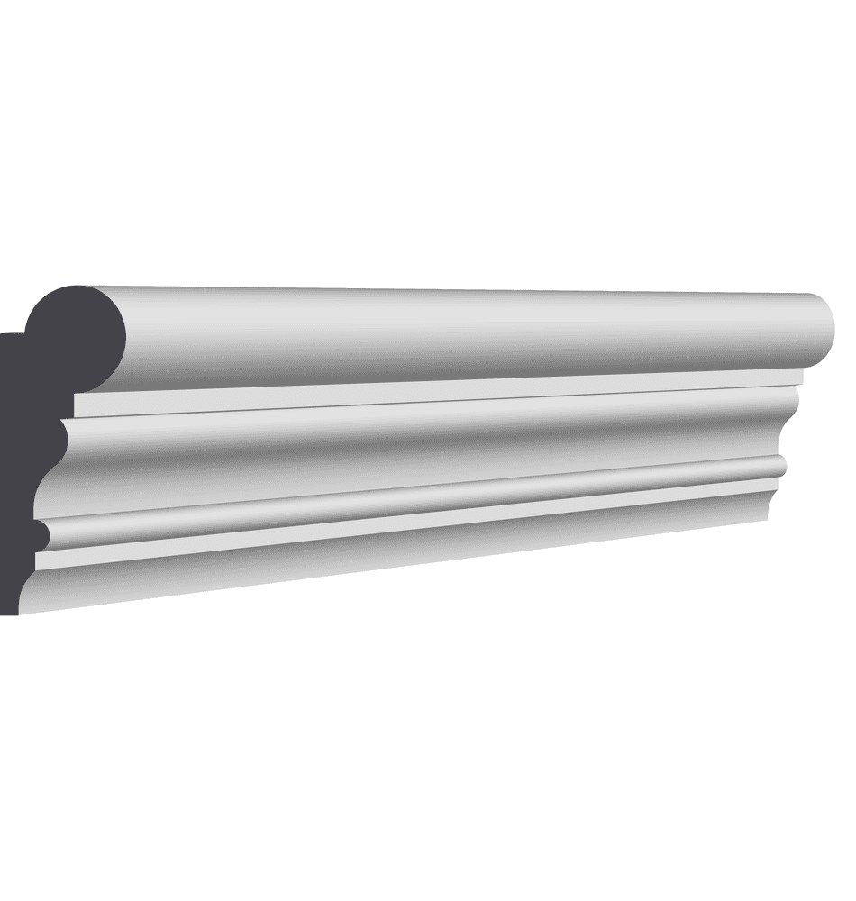 55MM x 21MM PICTURE RAIL MDF SAMPLE | MDF Store