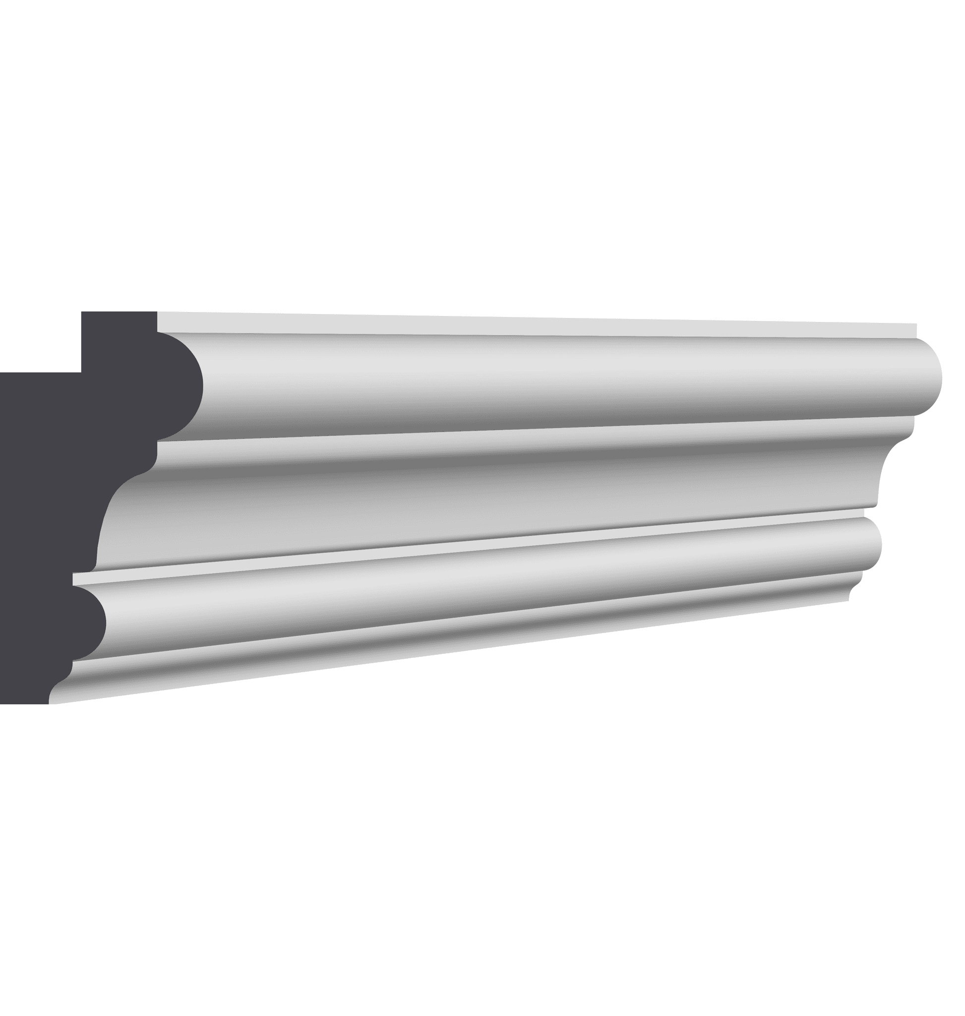 58 mm X 25 mm Bolection Dado Rail | MDF Store