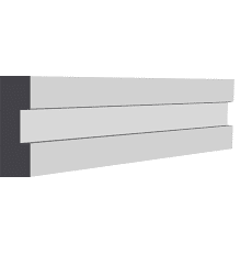 60MM x 18MM GROOVE 1 LARGE DADO RAIL | MDF Store